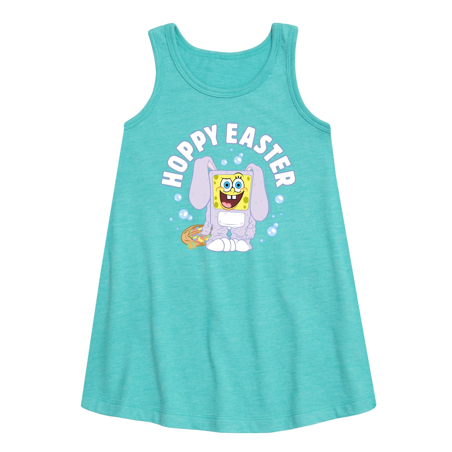 SpongeBob Squarepants - Hoppy Easter - Toddler and Youth Girls A-line Dress - Walmart.com