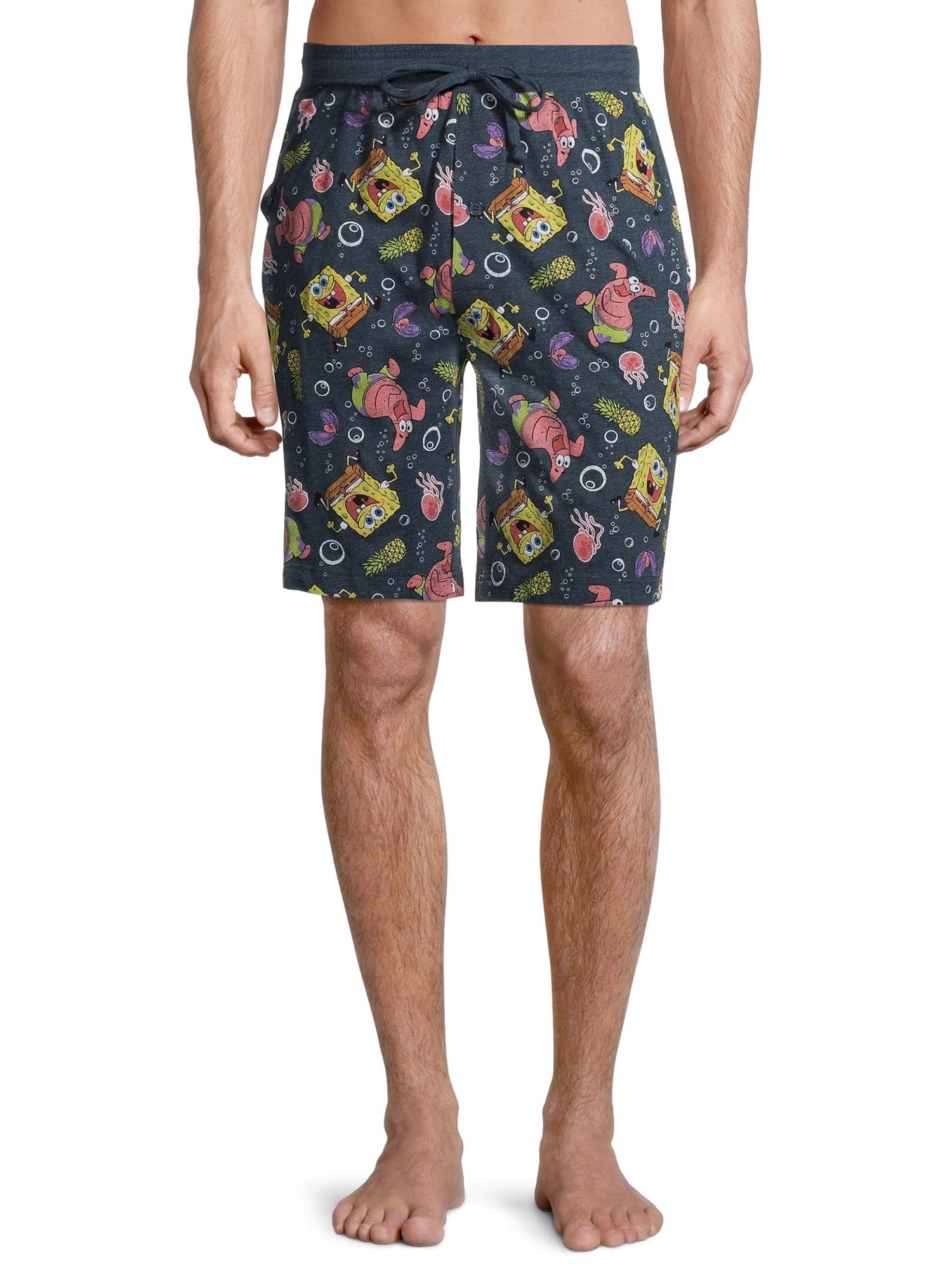 SpongeBob Squarepants Men’s Iconoblast Sleep Shorts - Walmart.com