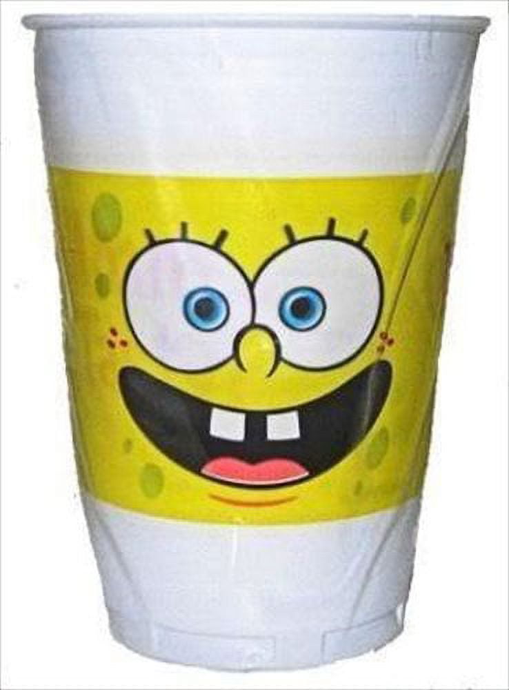 SpongeBob Squarepants Reusable Thin Plastic Cups (8ct) - Walmart.com