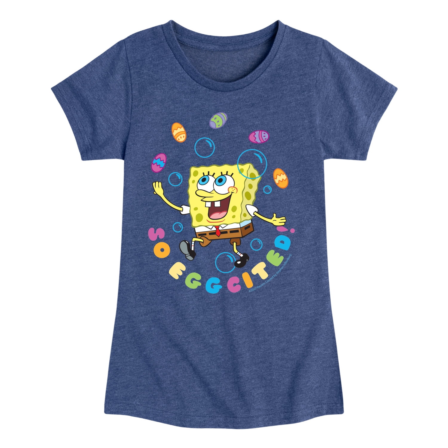 SpongeBob Squarepants - So Eggcited - Toddler And Youth Girls Short ...