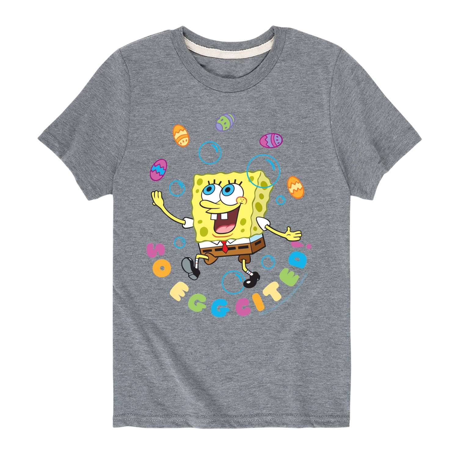 SpongeBob Squarepants - So Eggcited - Toddler And Youth Short Sleeve ...