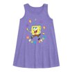 SpongeBob Girls' 4-12 Foil Mesh Tutu Dress - Walmart.com