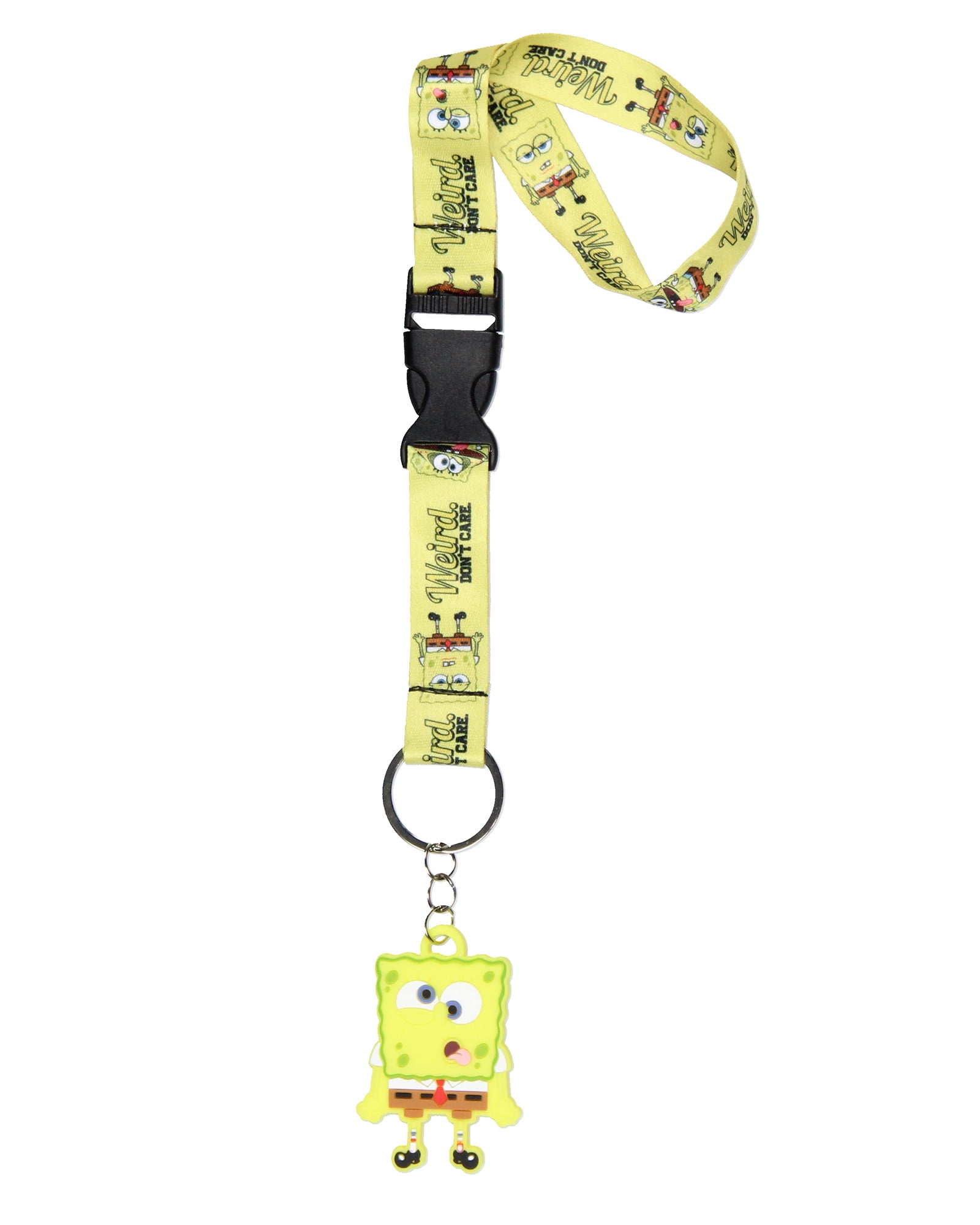 SpongeBob Squarepants Weird Don't Care Wristlet Lanyard For Keys ...