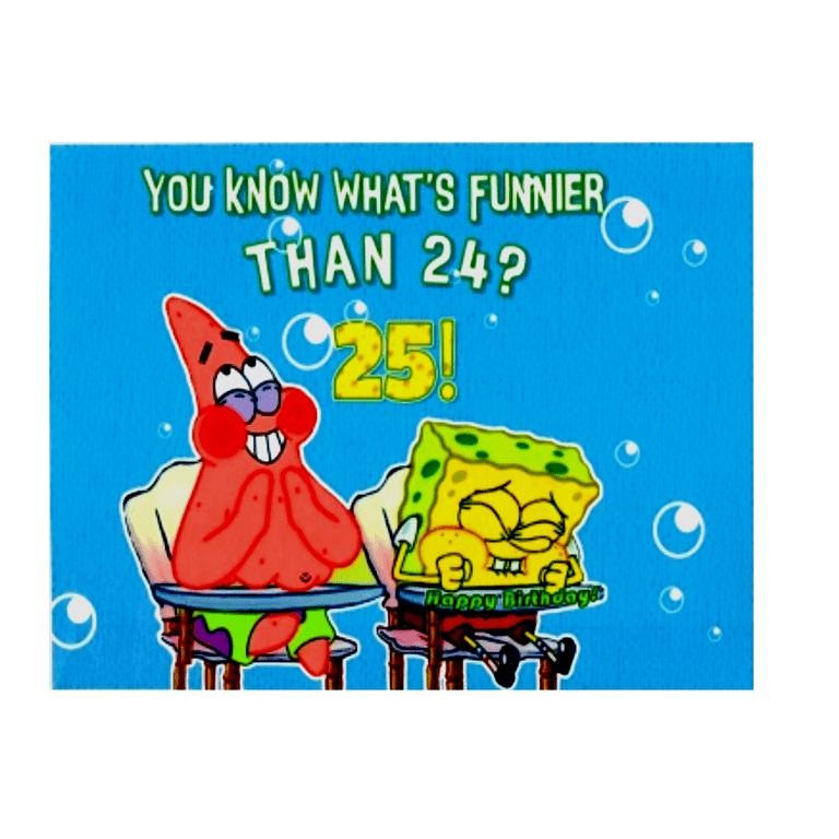 Funnier Than 24 Meme Spongie Edible Cake Topper For, 51% OFF