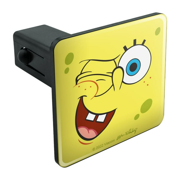 SpongeBob Winking Face Tow Trailer Hitch Cover Plug Insert - Walmart ...