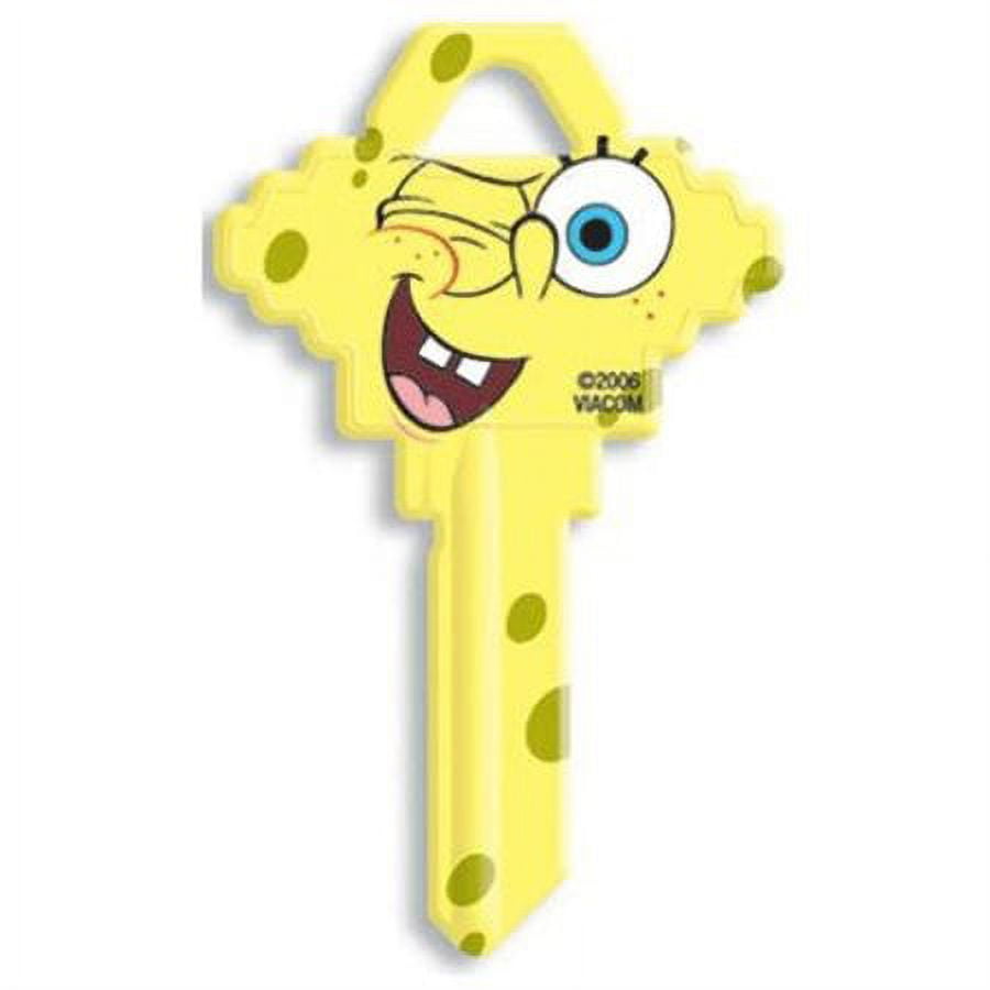 SpongeBob Yellow Schlage SC1 House Key - Walmart.com