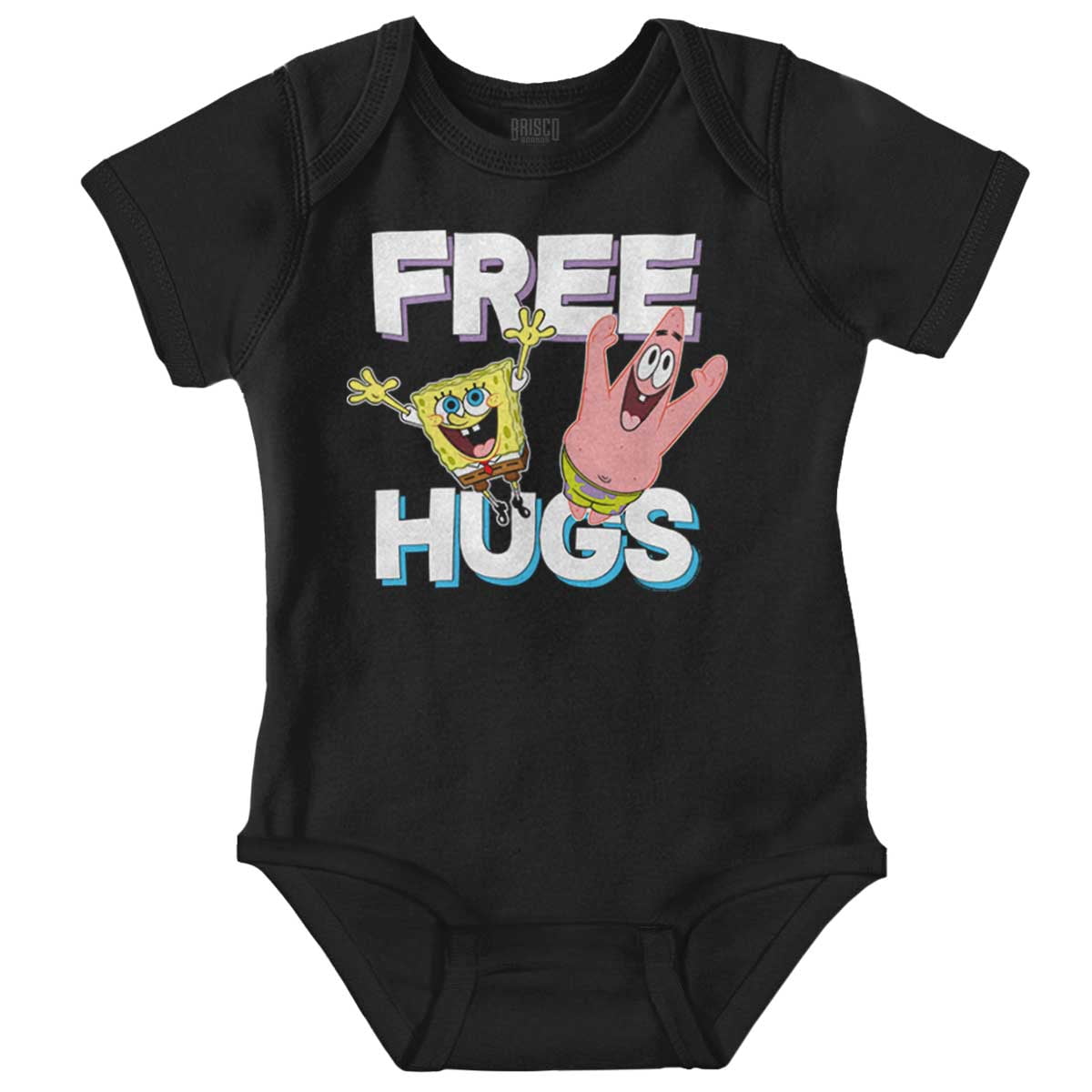 SpongeBob and Patrick Free Hugs Romper Boys or Girls Infant Baby Brisco ...
