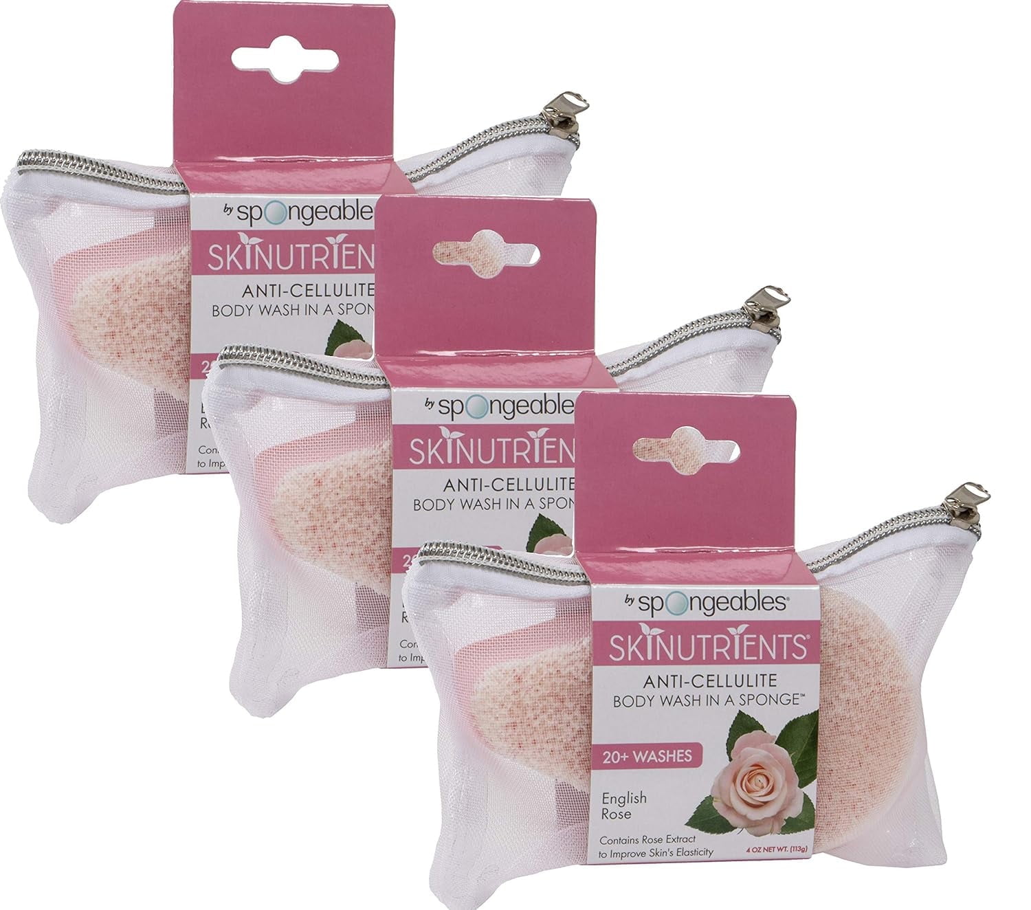 Spongeables Skinutrients anticellulite body wash in a sponge spa ...