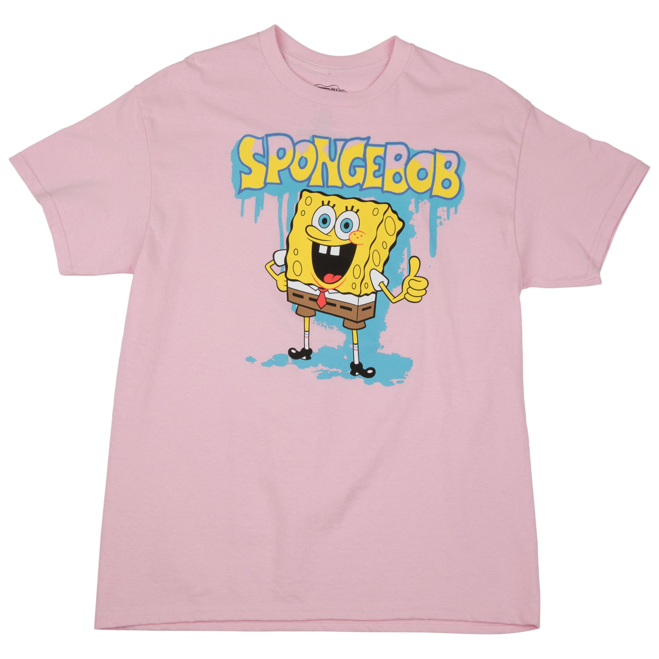 SpongeBob SquarePants Graffiti Drip Junior's T-Shirt-Medium - Walmart.com