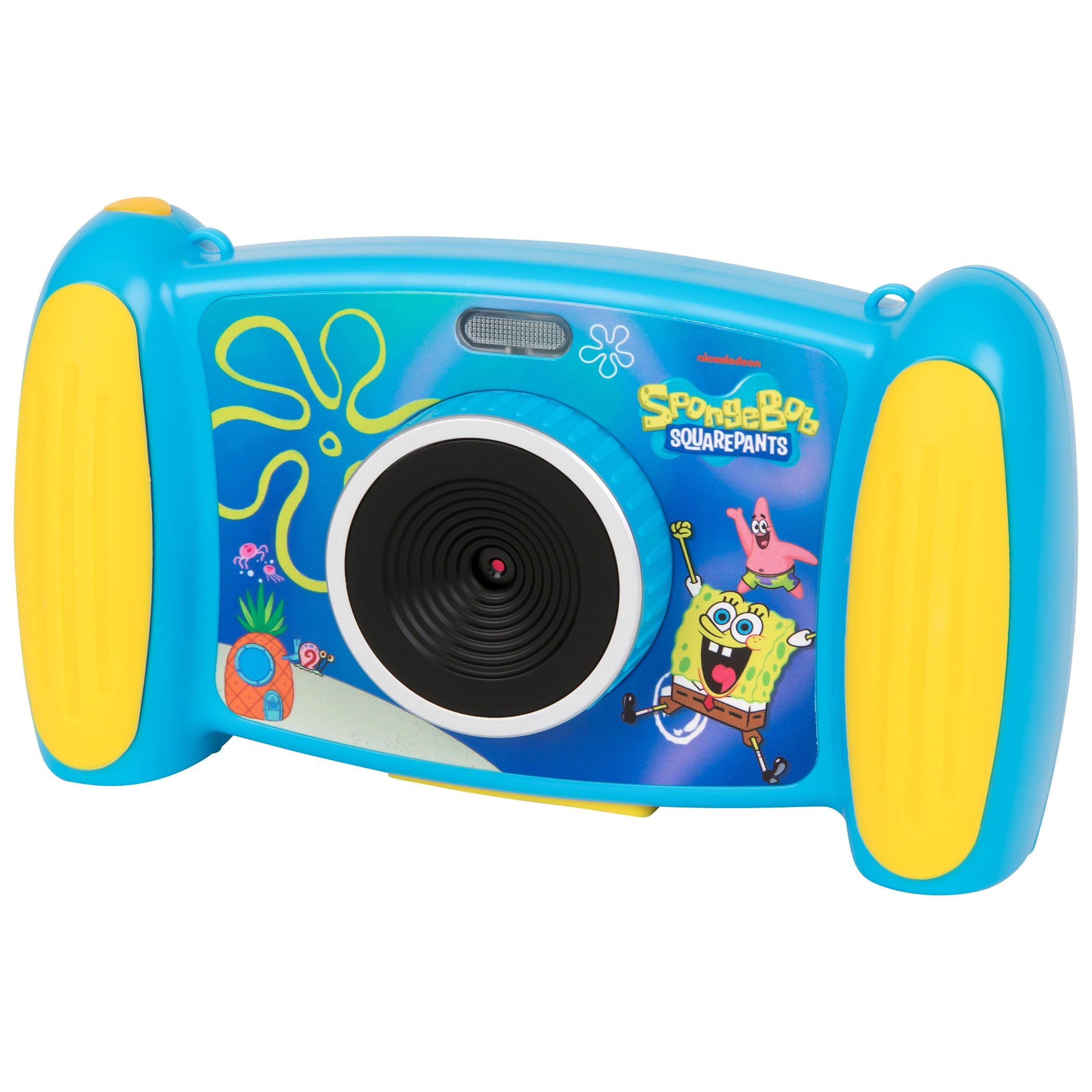 Spongebob Official Kids Digital Camera with Special Effects, Cartoon Design, SD Card Slot ...