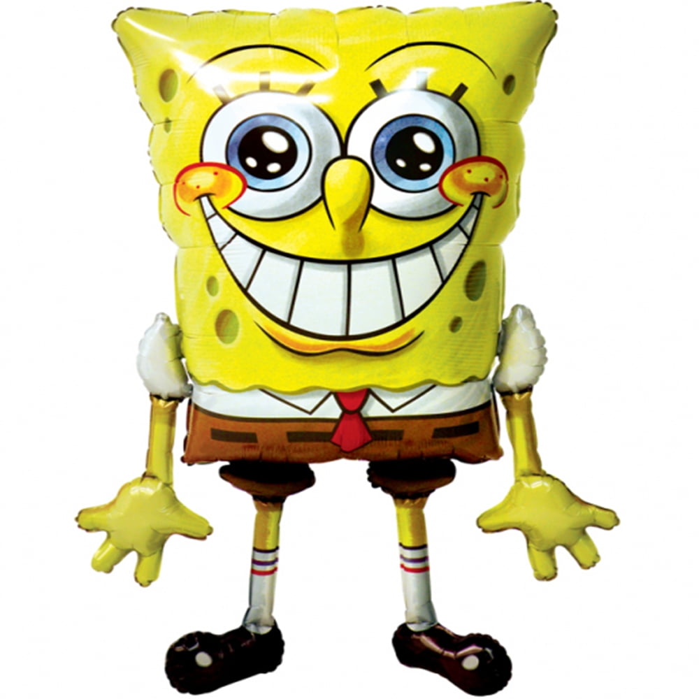 Spongebob Airwalker Giant Foil Balloon 46" Tall - Walmart.com