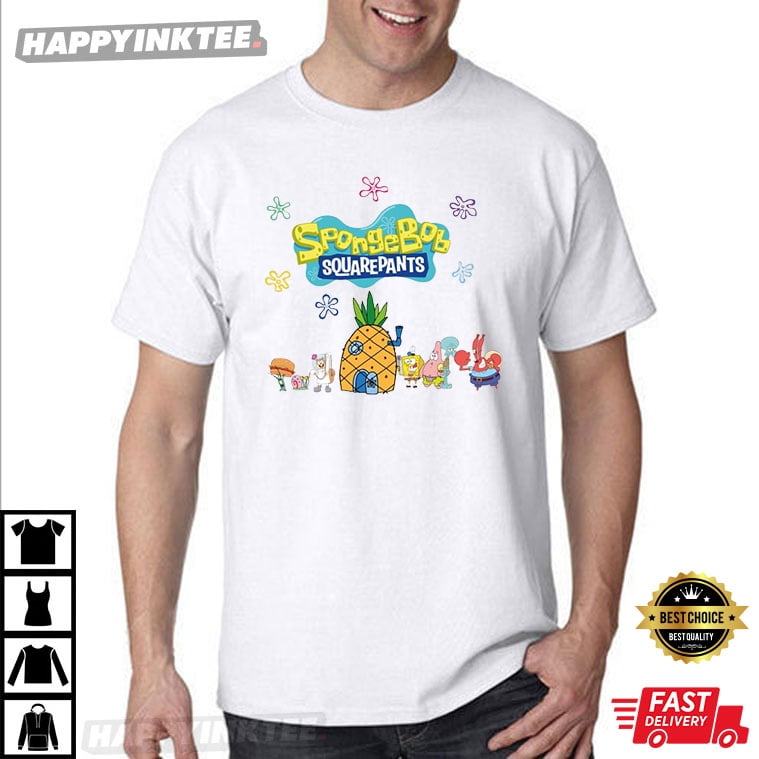 Spongebob And Friends Funny Spongebob Squad Best T-Shirt - Walmart.com