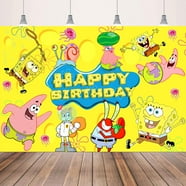 SpongeBob SquarePants 'Faces' Jointed Banner (1ct) - Walmart.com