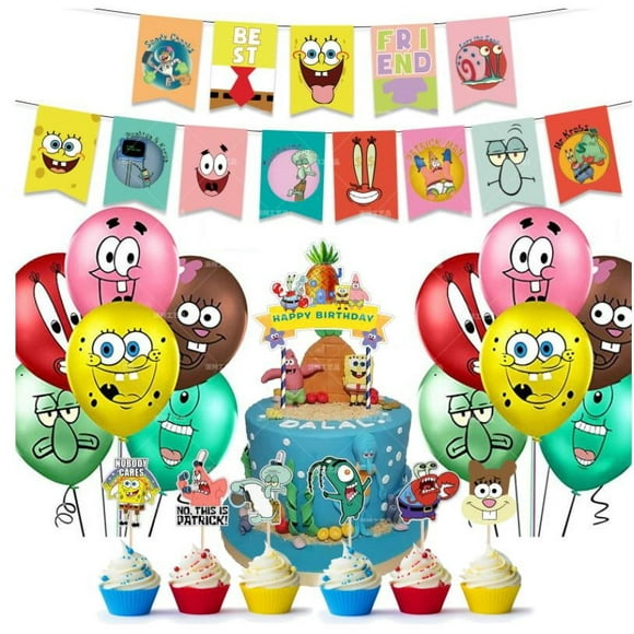 Spongebob Party Decorations in SpongeBob Party Supplies - Walmart.com