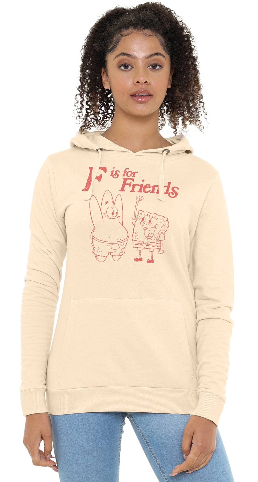 Spongebob F Is For Friends Women's Hoodie - Walmart.com