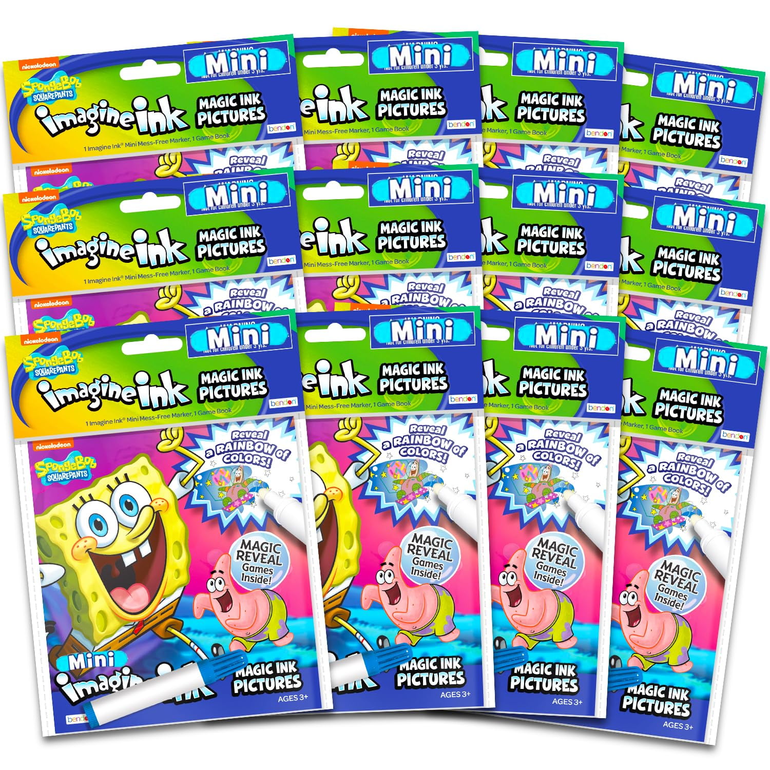 Spongebob Imagine Ink Coloring Book Set - SpongeBob Squarepants Party ...