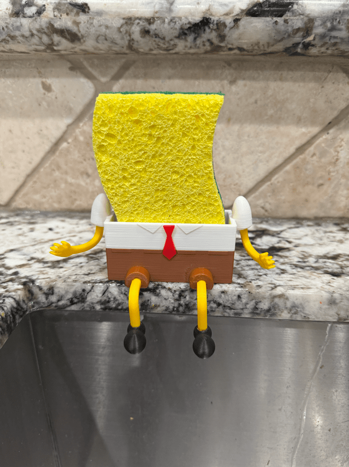 Spongebob Kitchen Sink Draining Sponge Dish | Spongebob Draining Sponge ...
