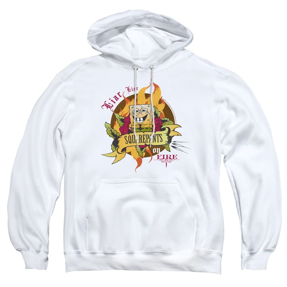 Spongebob Liar Liar Pants On Fire Unisex Adult Pull-Over Hoodie ...