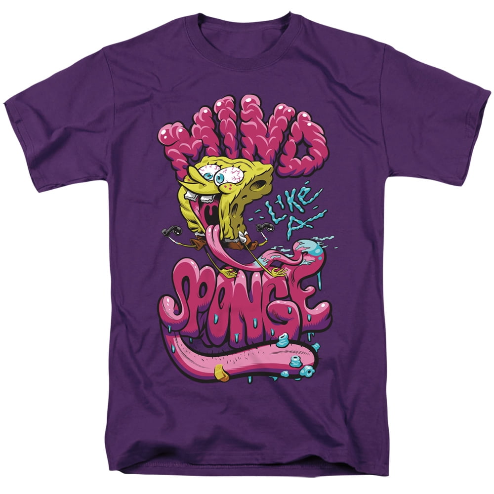 Spongebob Mind Like A Sponge Unisex Adult T Shirt - Walmart.com