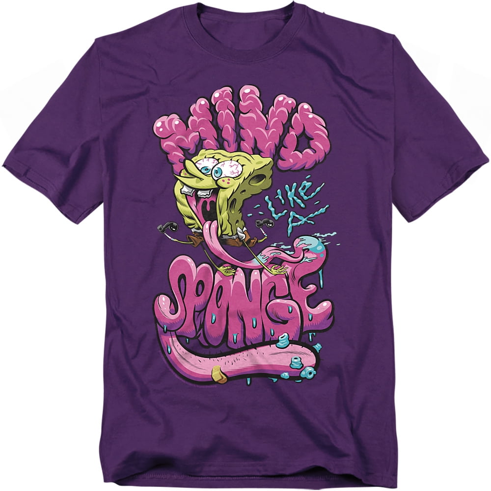 Spongebob T-Shirt Mind Like A Sponge Unisex Graphic Tee For Men & Women ...