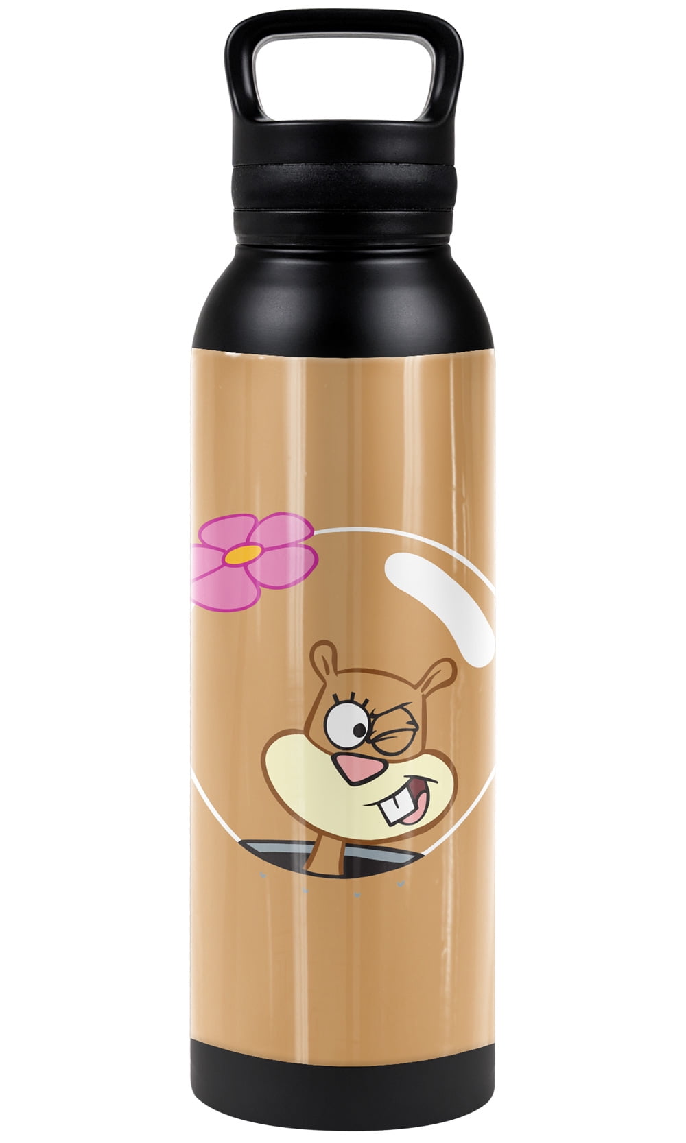Spongebob Official Sandy Wink Face 24 oz Insulated Canteen Water Bottle ...