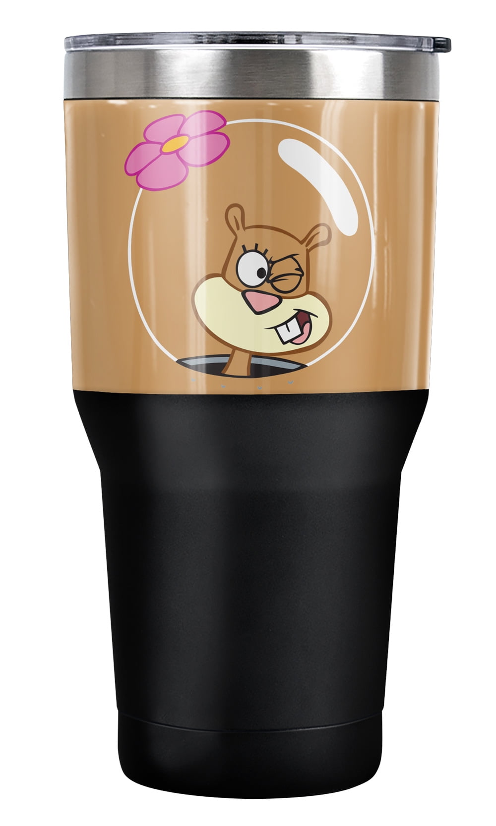 Spongebob Official Sandy Wink Face 30 oz Travel Tumbler, Stainless ...