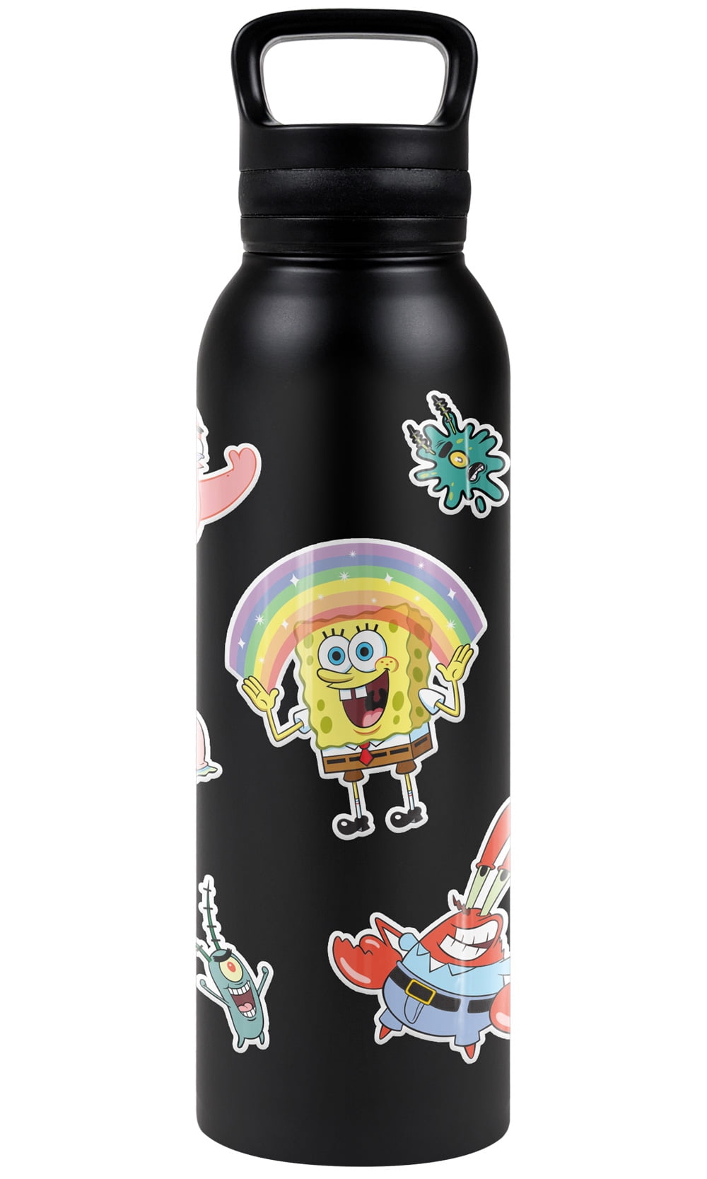 Spongebob Official Spongebob And Friends Sticker Collage 24 oz ...