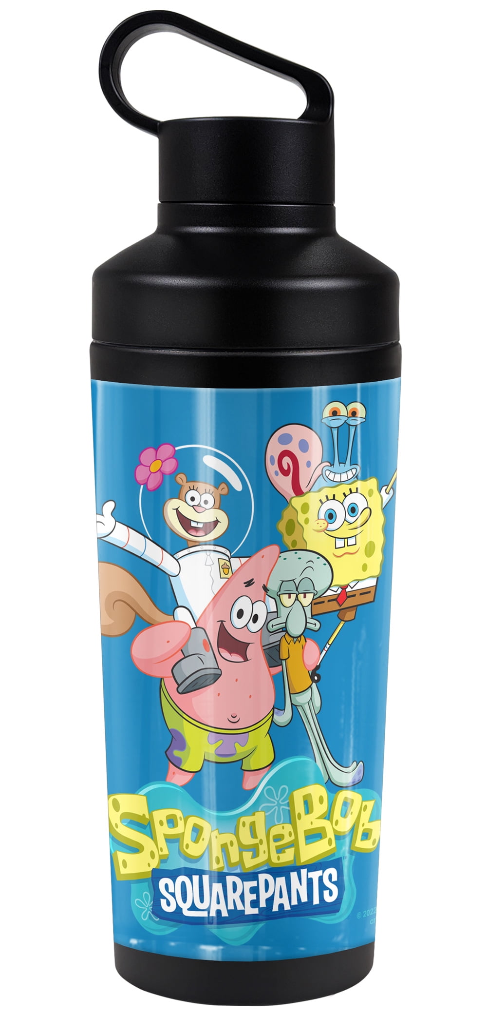 Spongebob Official Spongebob Group Shot 18 oz Insulated Water Bottle ...