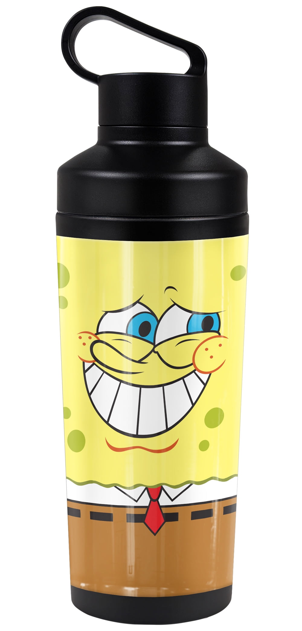 Spongebob Official Spongebob Guilty Face 18 oz Insulated Water Bottle ...