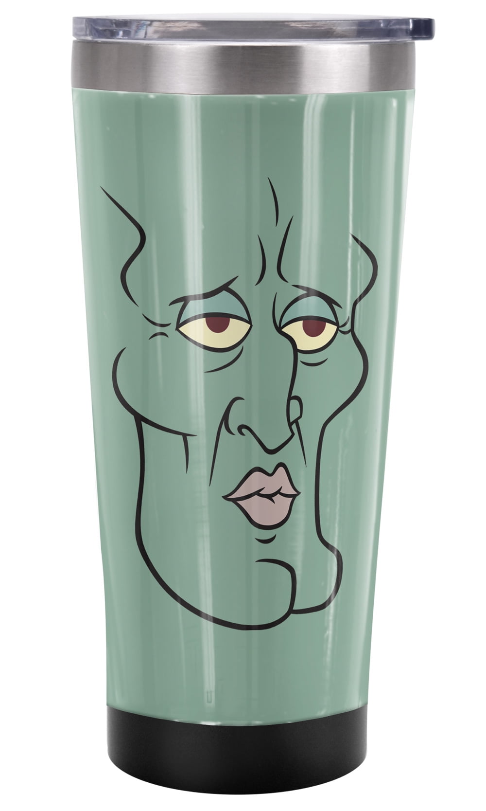 Spongebob Official Squidward Handsome Face 20 oz Travel Tumbler ...