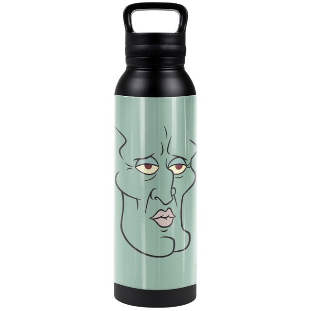 Spongebob Official Squidward Handsome Face 24 oz Insulated Canteen ...
