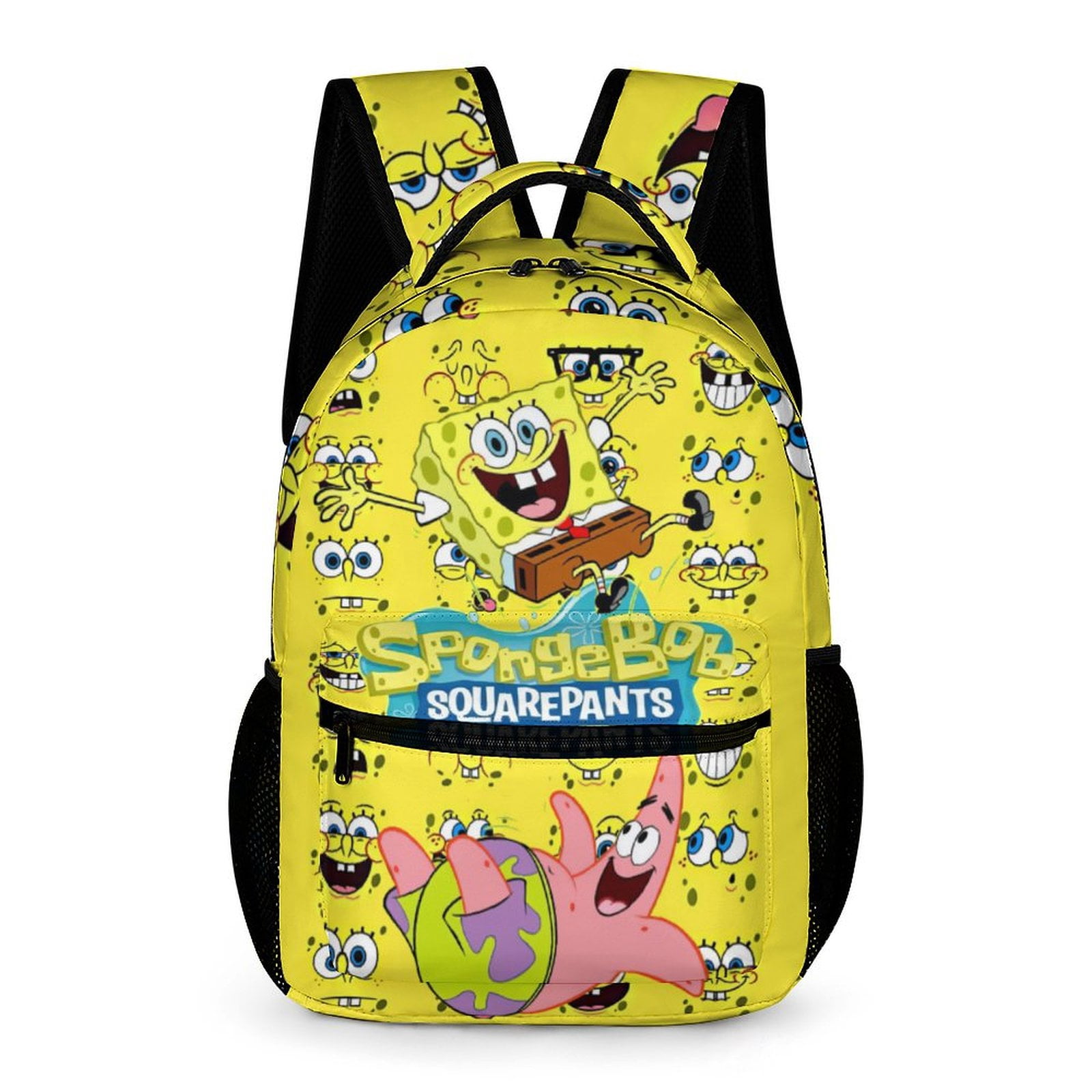 Spongebob Pie Big Star High Capacity Cartoon School Travel Backpack ...