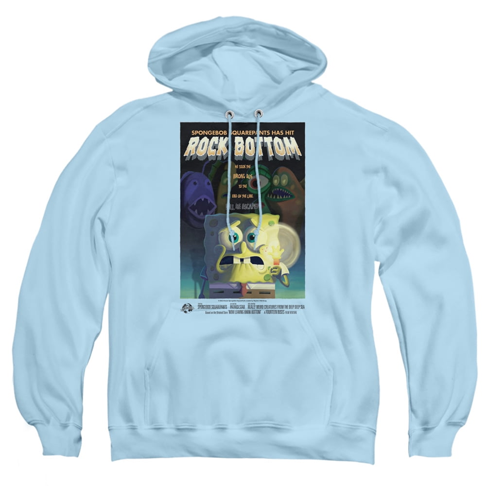 Spongebob Rock Bottom Unisex Adult Pull-Over Hoodie - Walmart.com