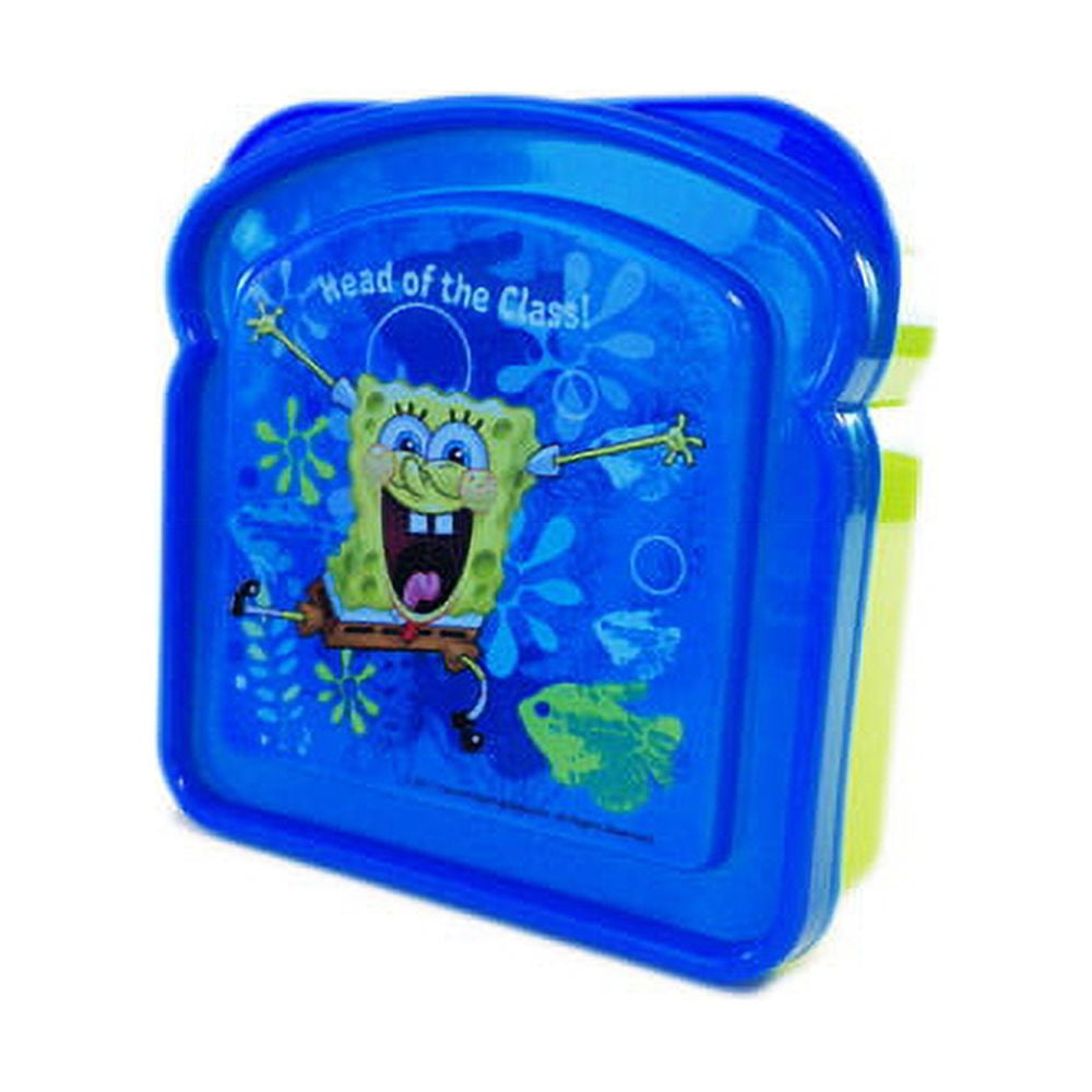 Spongebob Sandwich Box Snack and Lunch Storage Container - Walmart.com
