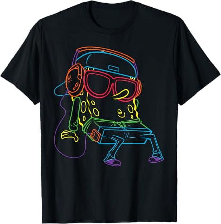 Spongebob SquarePants Hip Hop T-Shirt T-Shirt - Walmart.com