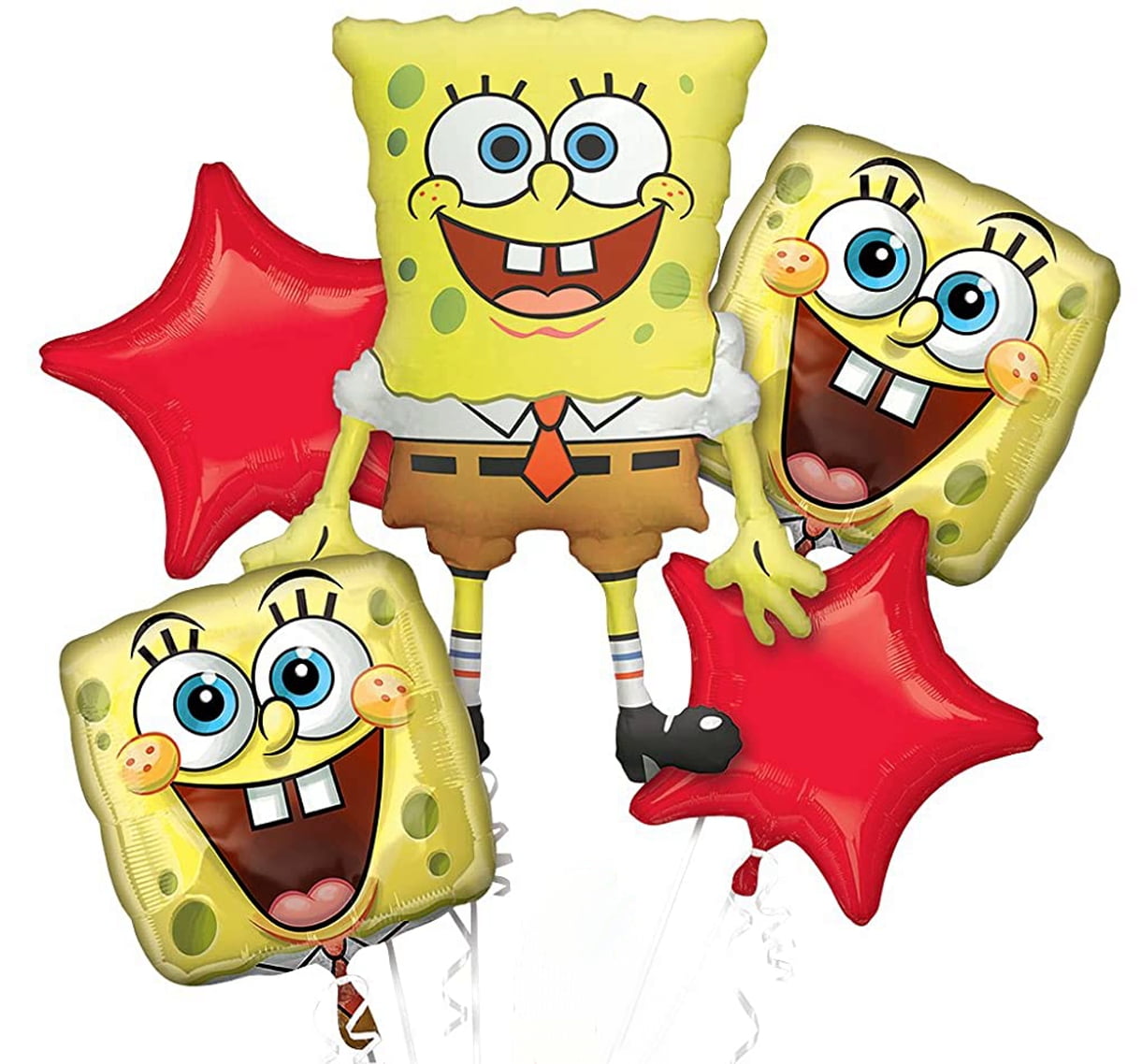 Spongebob Squarepants Authentic Licensed Theme Foil Balloon Bouquet ...