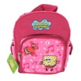 Spongebob Squarepants Pink Mini Backpack 10 inch - School Bookbag with ...