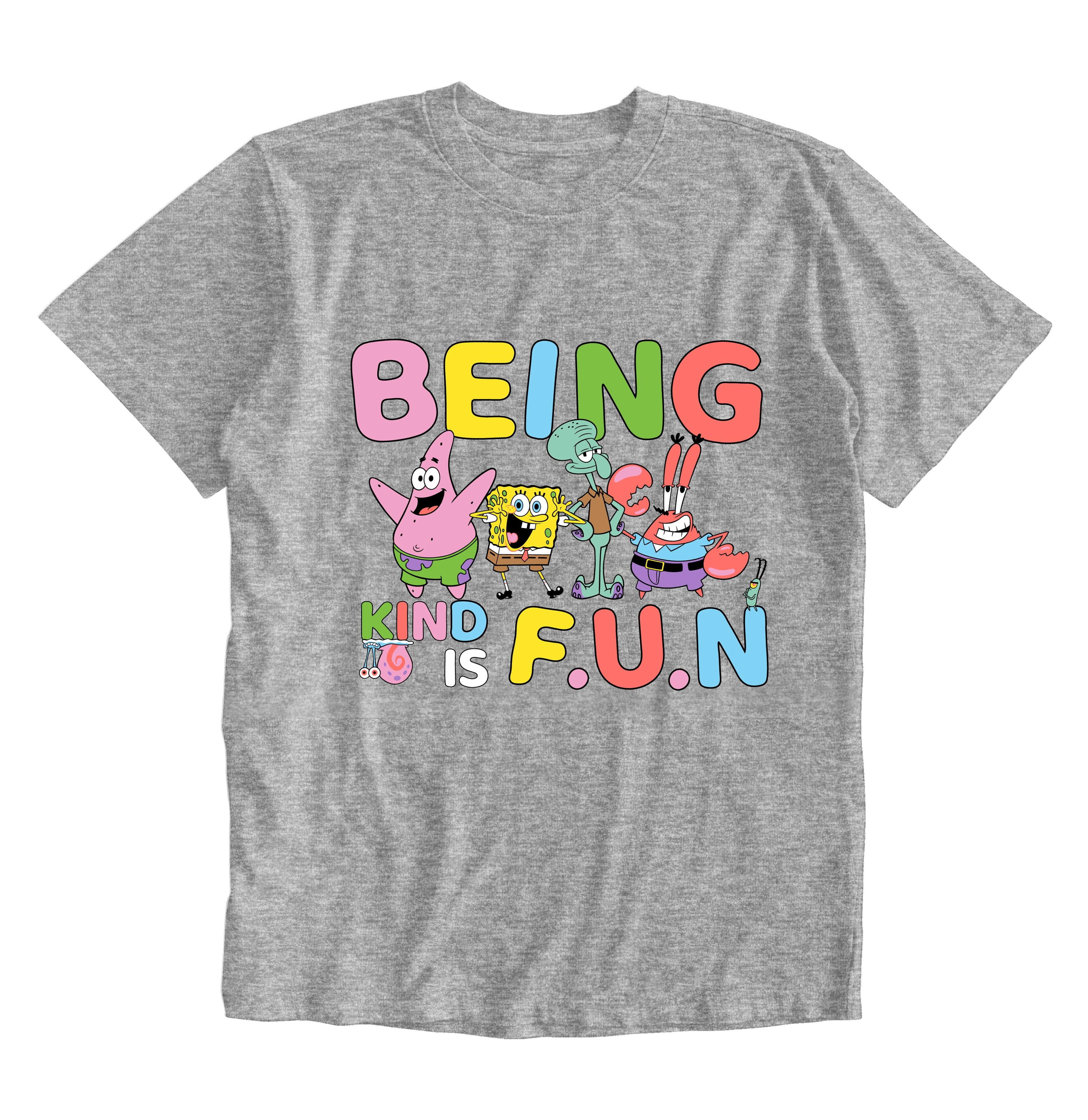 Spongebob Squarepants Be Kind And Have Fun Mens and Womens Short Sleeve ...