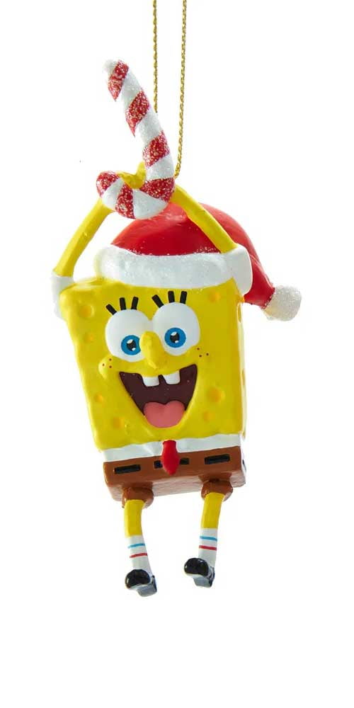 Spongebob Squarepants Candy Cane Ornament - Walmart.com