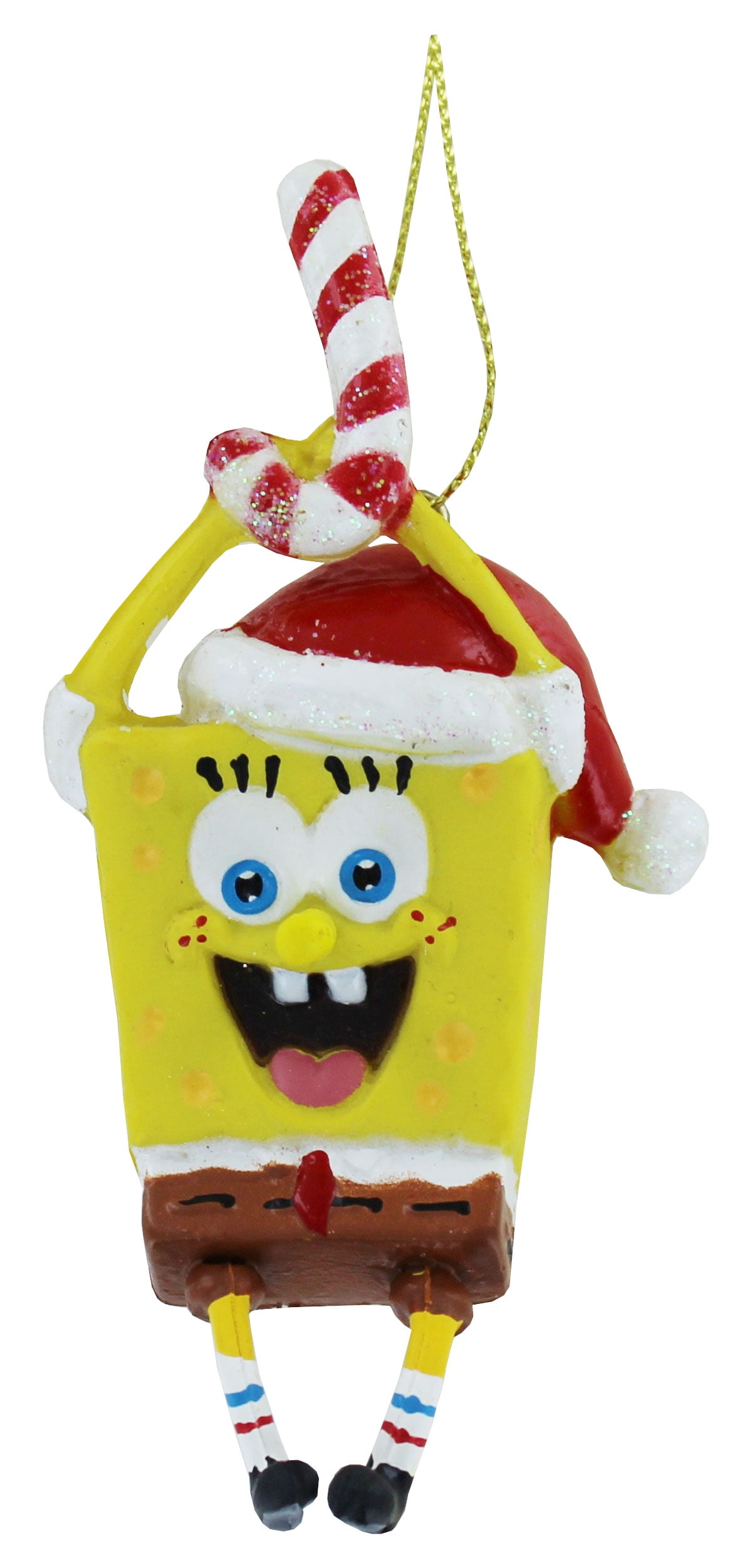 Spongebob Squarepants Candy Cane Ornament - Walmart.com