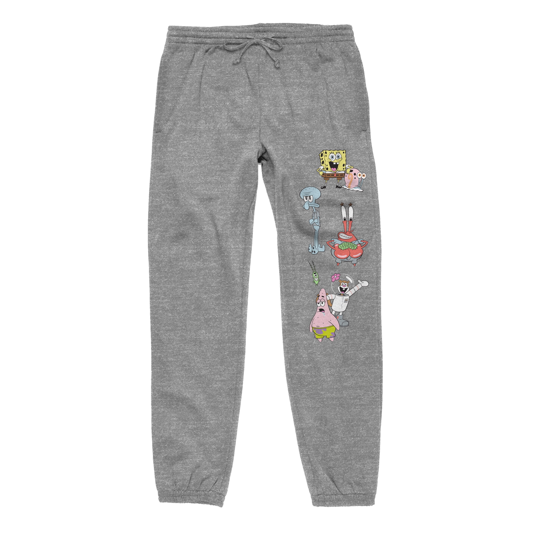 Spongebob Squarepants Cartoon Character Group Adult Unisex Athletic ...