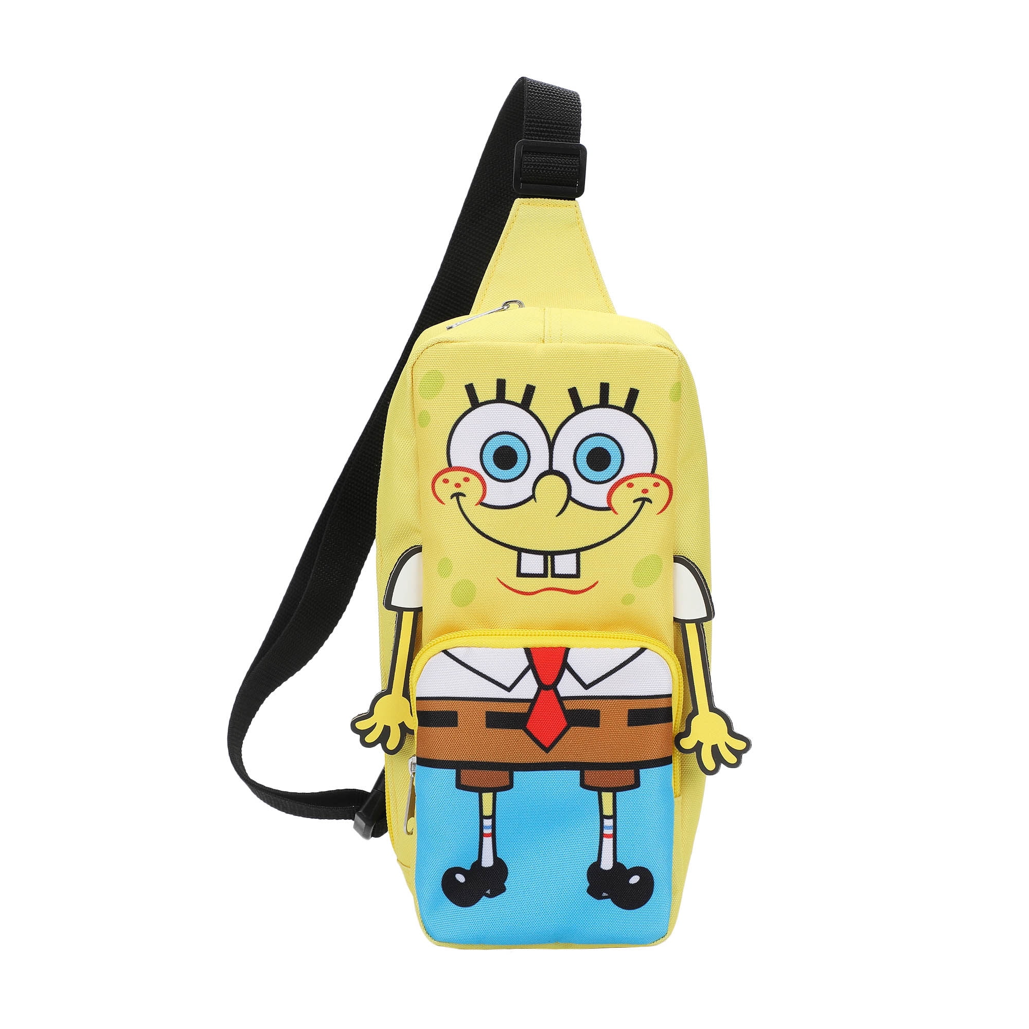 Spongebob Squarepants Character Crossbody Sling Bag With Adjustable ...