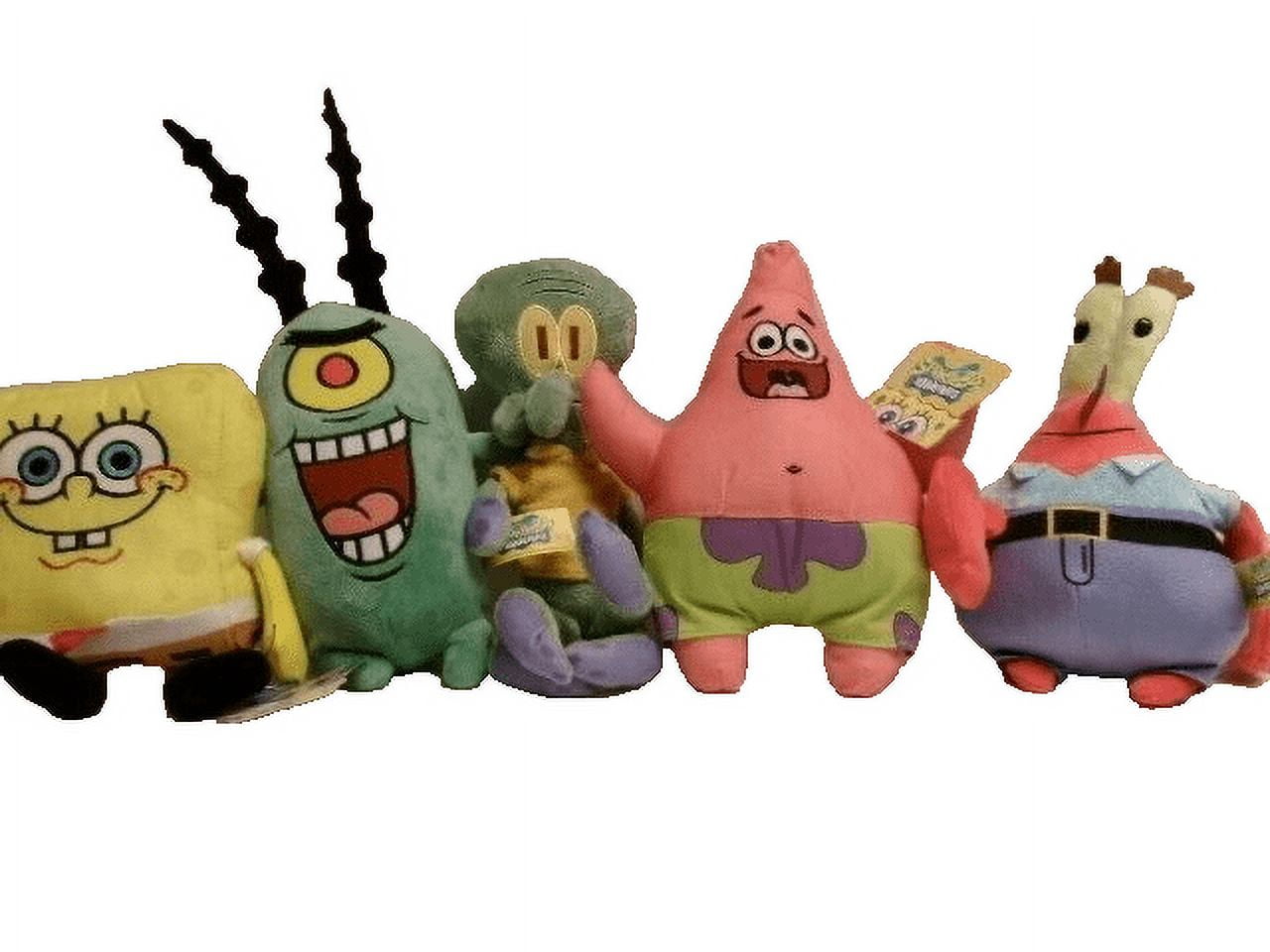 Spongebob Squarepants Characters 10"- 14" 4Pc Plush Toy Set / Spongebob ...
