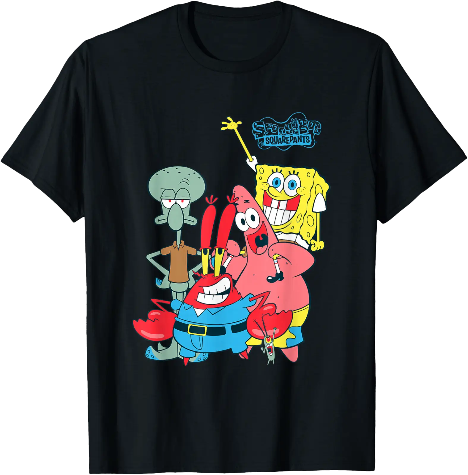 Spongebob Squarepants Classic Friends T-Shirt - Walmart.com