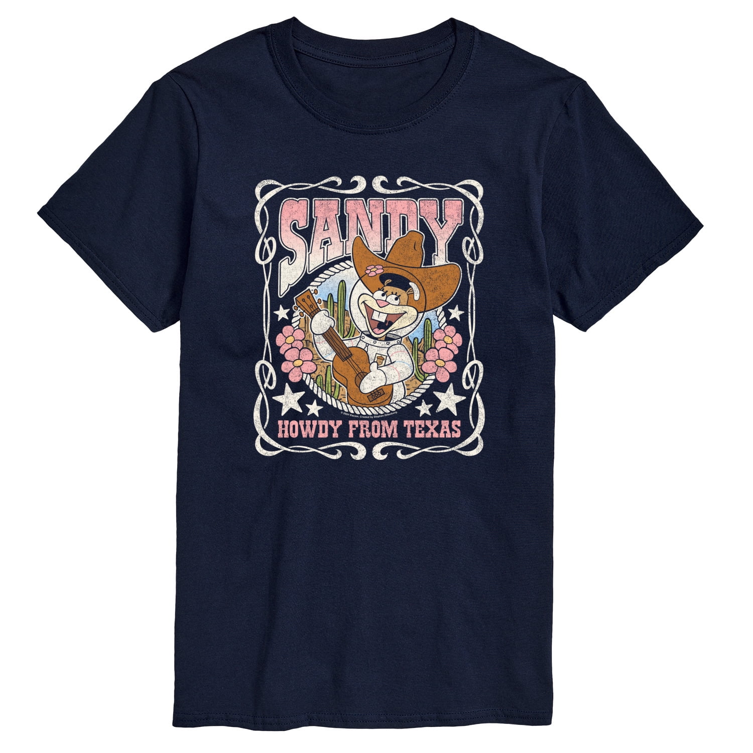 Spongebob Squarepants - Country Sandy - Men's Short Sleeve Graphic T ...