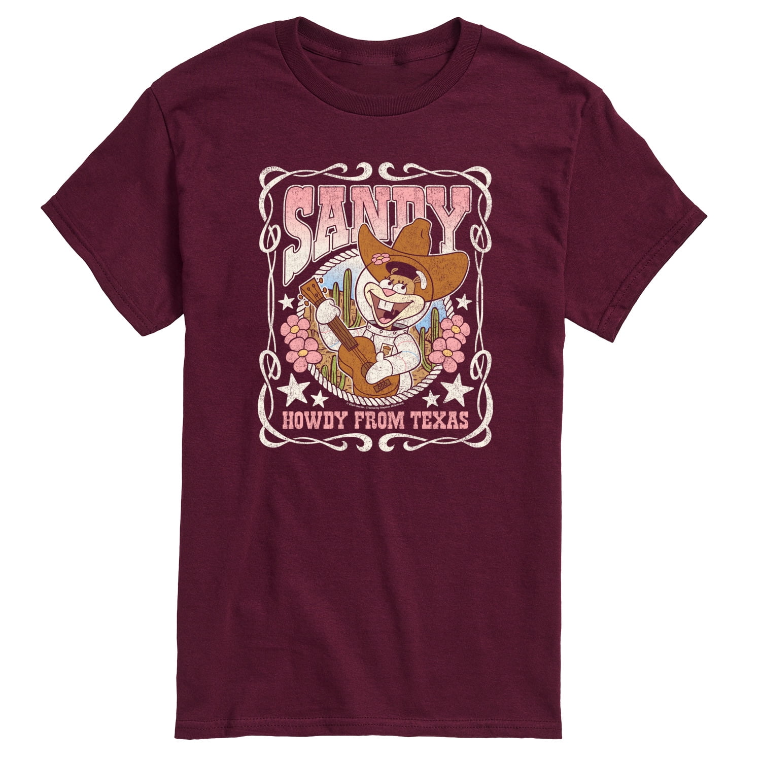 Spongebob Squarepants - Country Sandy - Men's Short Sleeve Graphic T ...