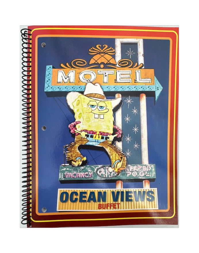 Spongebob Squarepants Cowboy Spiral Notebook - Walmart.com