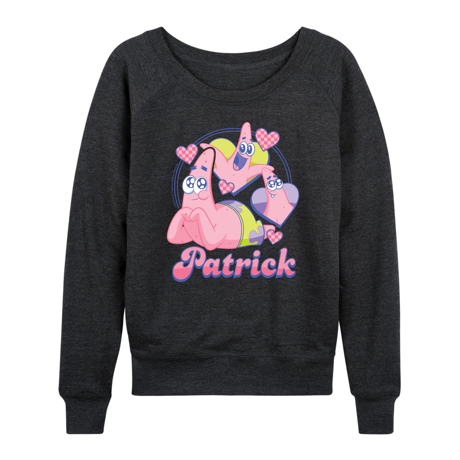 Spongebob Squarepants - Cute Patrick - Women's French Terry Long Sleeve ...