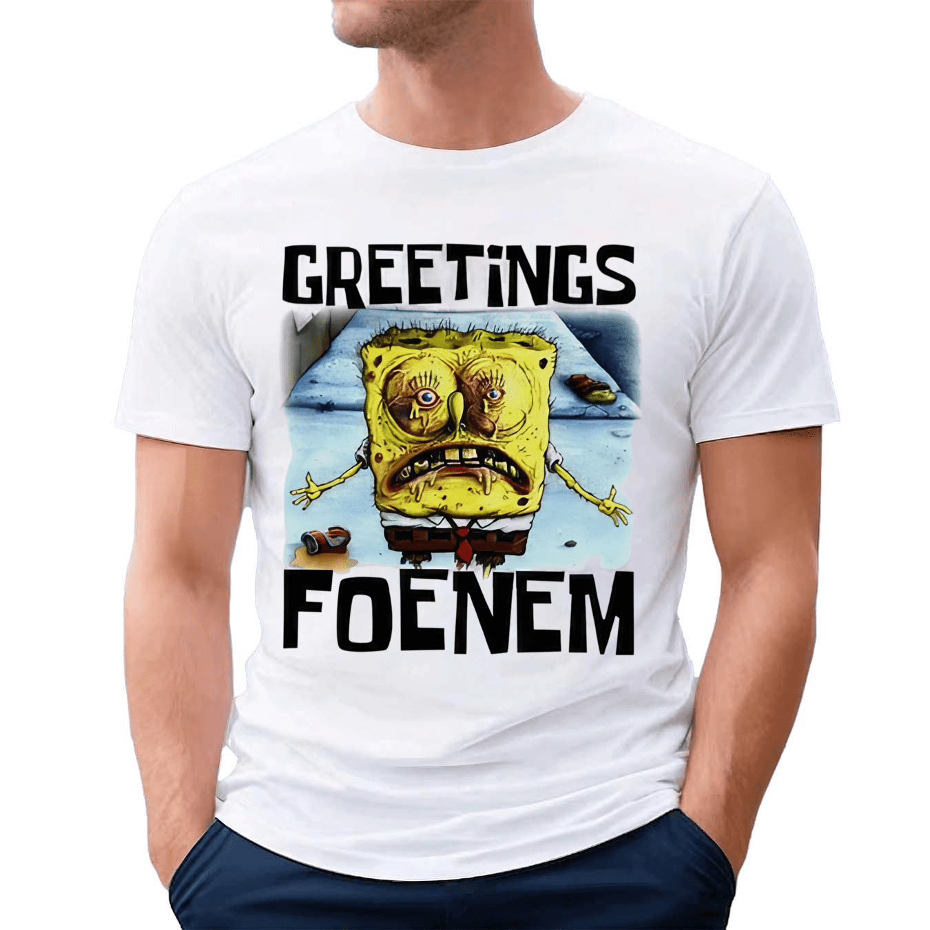 Spongebob Squarepants Greetings Foenem 2024 Shirt - Walmart.com