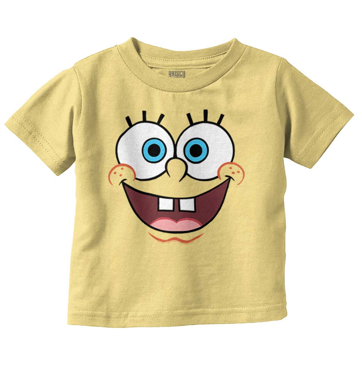 Spongebob Squarepants Happy Face Toddler Boy Girl T Shirt Infant ...